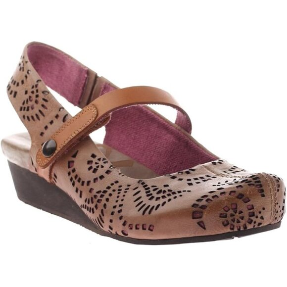 OTBT | Shoes | New Otbt Women Springfield Mule Taupe Laser Cut Sling ...